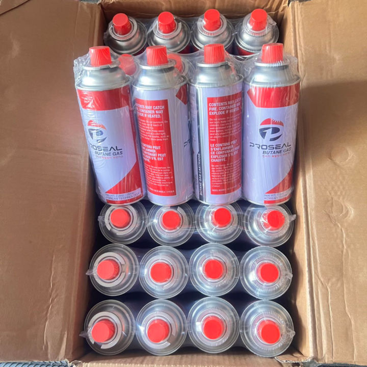 PROSEAL 28pcs x 220g butane gas for portable gas stove 220g（box=28pcs ...