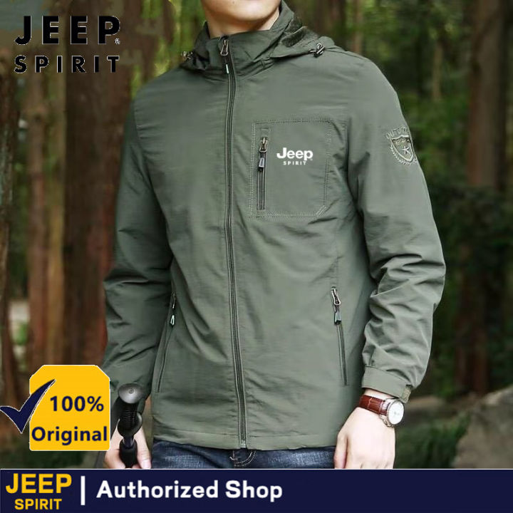 JEEP SPIRIT เสื้อแจ็คเก็ตขนาดใหญ่ของผู้ชายคนใหม่ฤดูใบไม้ร่วง,เสื้อโค้ท ...