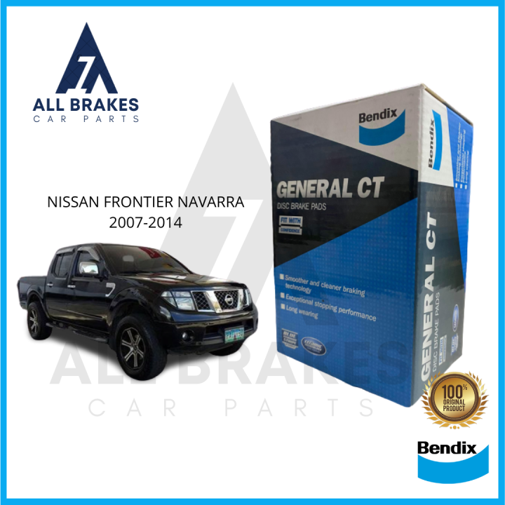 Bendix Brake Pad Front for Nissan NAVARA 2007-2014 (DB-1835 GCT) | Lazada PH