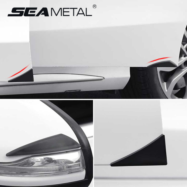 4PC PVC Car Door Anti-collision Sticker Car Door Corner Anti-collision ...