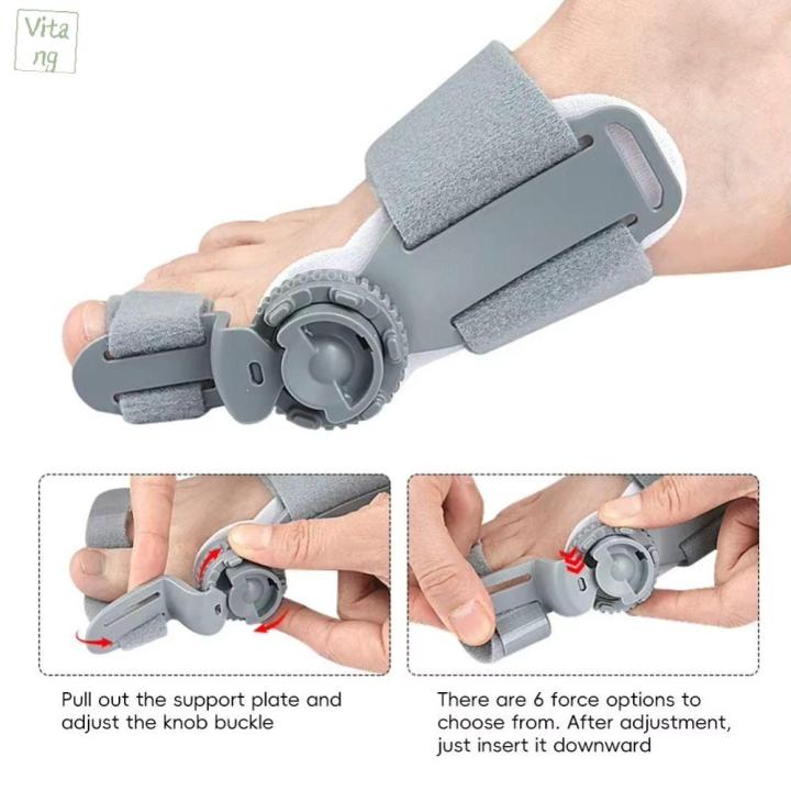 VITANG Rotatable Bunion Corrector Toe Valgus Adjustable Foot Correction ...