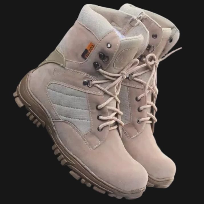 Sepatu Delta Suede Premium 8 Inch resleting Sepatu Boots Tactical PDL ...