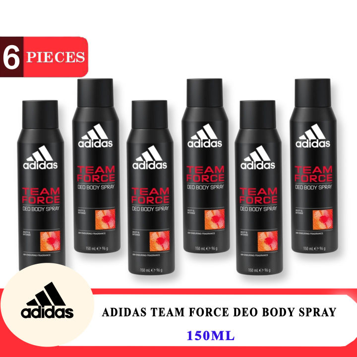 ADIDAS Team Force Deo body Spray 150ml | Lazada Singapore