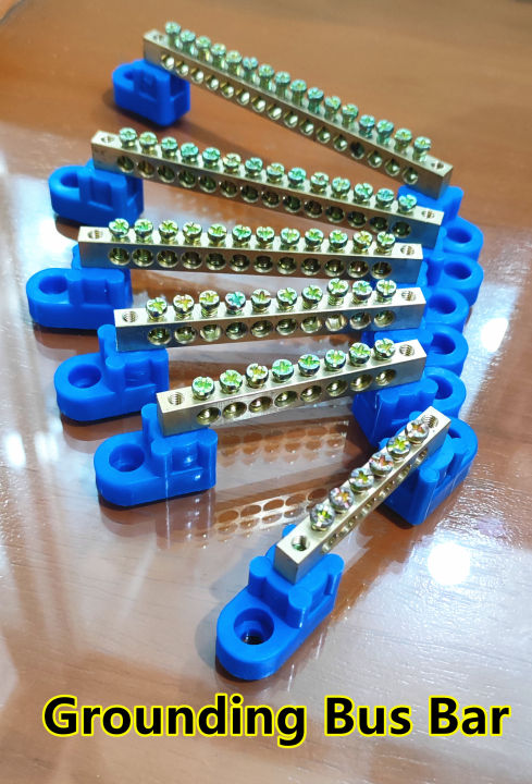6x9mm Grounding Bus Bar 4ways 6ways 8ways 10ways 12ways 14ways 16ways ...