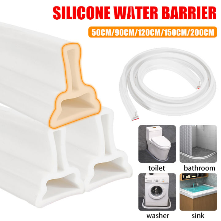 40 mm height Bathroom Water Barrier Water Stopper Water Partition Dry ...