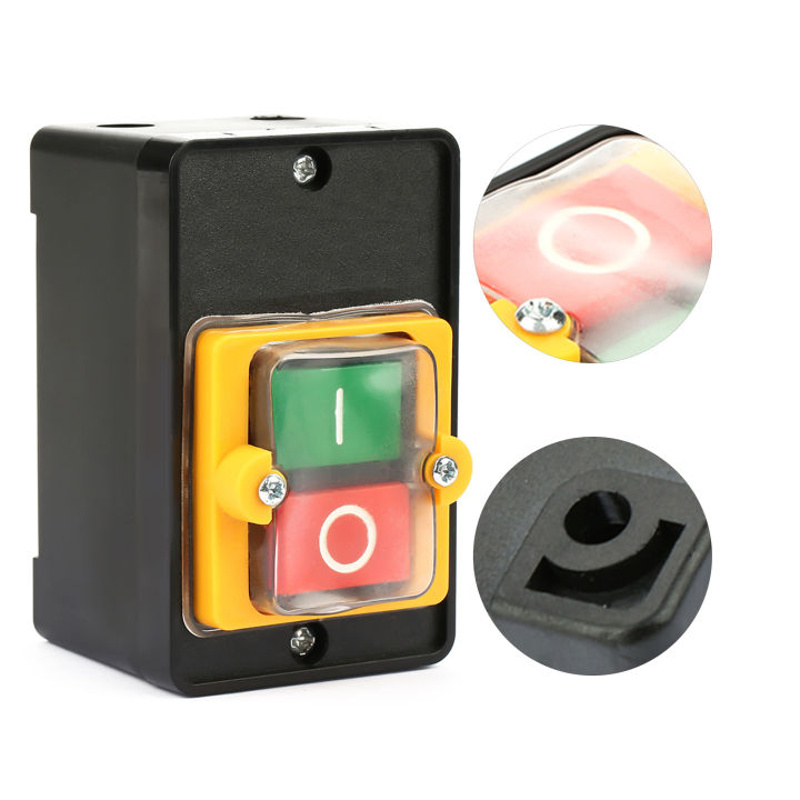 AC220V/380V 10A Waterproof ON/OFF Pushbutton Switch Push Button | Lazada PH