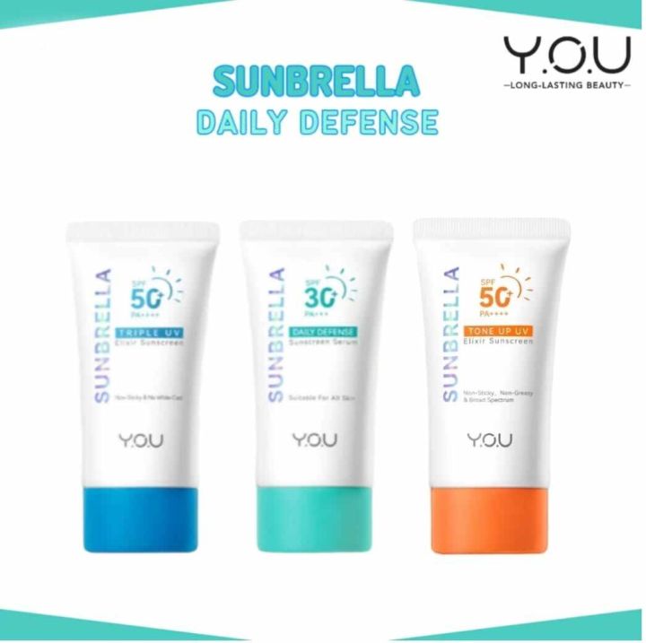 YOU SUNSCREEN Tone Up & Triple UV Elixir Hyaluronic Acid Sunscreen SPF ...