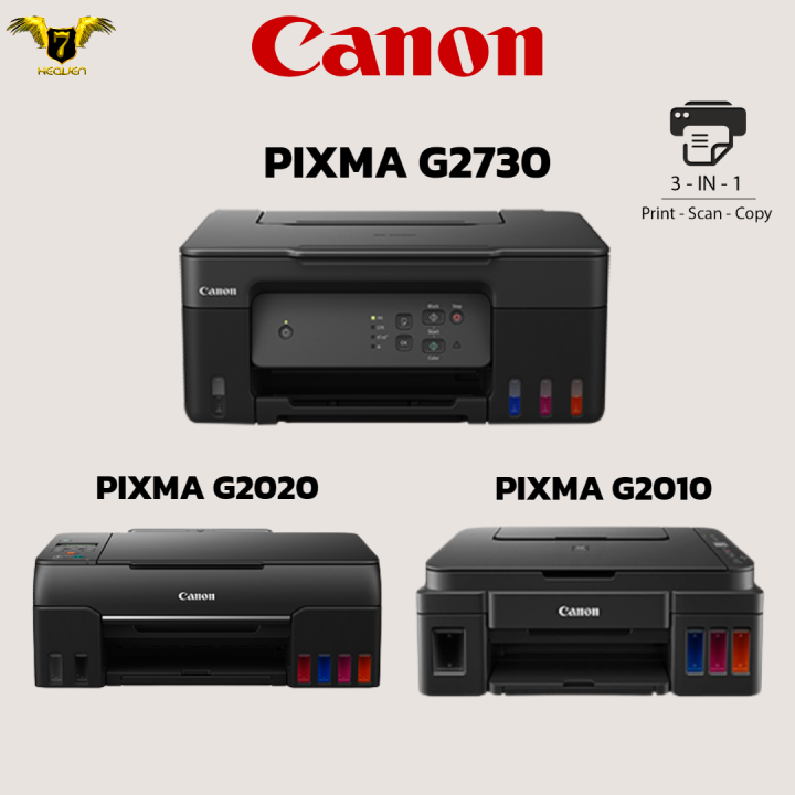 Canon PIXMA G2010 / G2020 / G2730 ( Print Scan Copy ) Refillable Inkjet ...