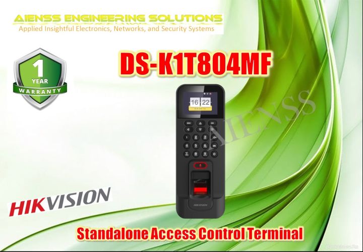 DS-K1T804MF LCD Display Standalone Access Control Terminal, HIKVISION ... DS-K1T804MF LCD Display Standalone Access Control Terminal, HIKVISION ...
