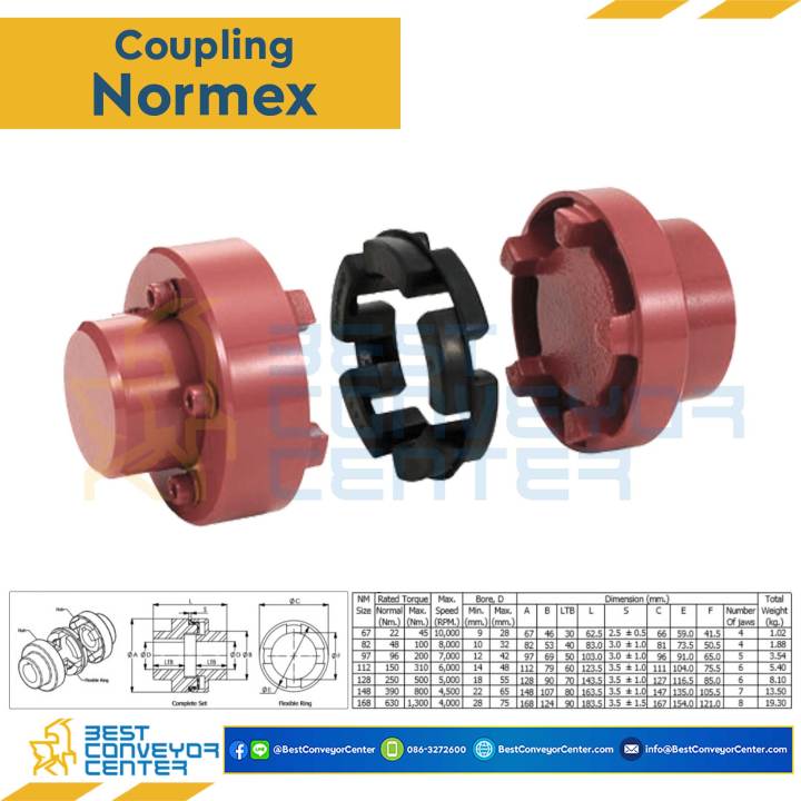 NORMEX Coupling Steel rubber | Lazada.co.th