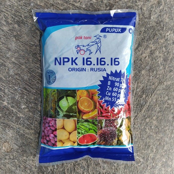 Pupuk NPK 16-16-16 Pak Tani Original 1 Kg | Lazada Indonesia