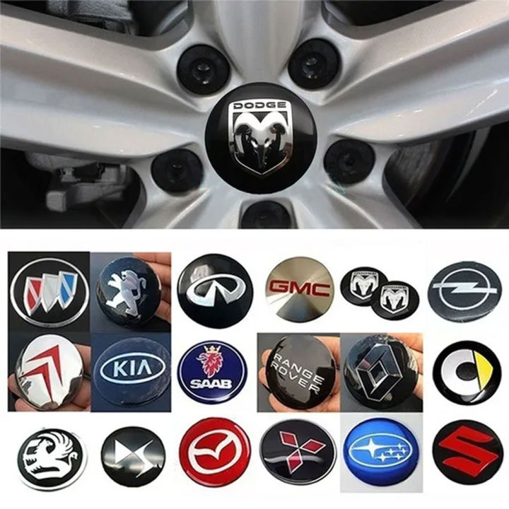 4 pieces/set Car Wheel Center Hub Cap Cover Auto Emblem Badge Wheel Rim ...