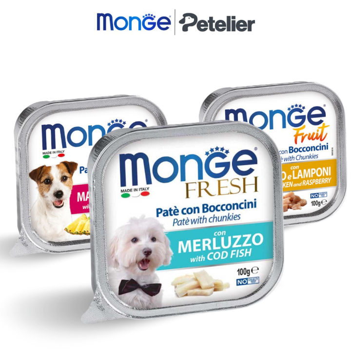 Monge Fresh/Fruit Wet Premium Dog Food 100g Allutray | Lazada PH