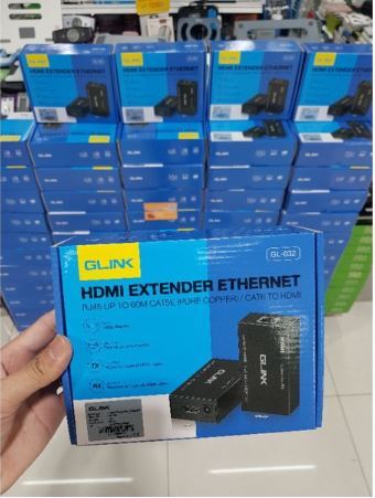 GLINK HDMI EXTENDER EXTENDER 60M. CAT5E CAT6 GL032 ราคาพิเศษ (กล่องสีฟ้ารุ่นใหม่) | Lazada.co.th