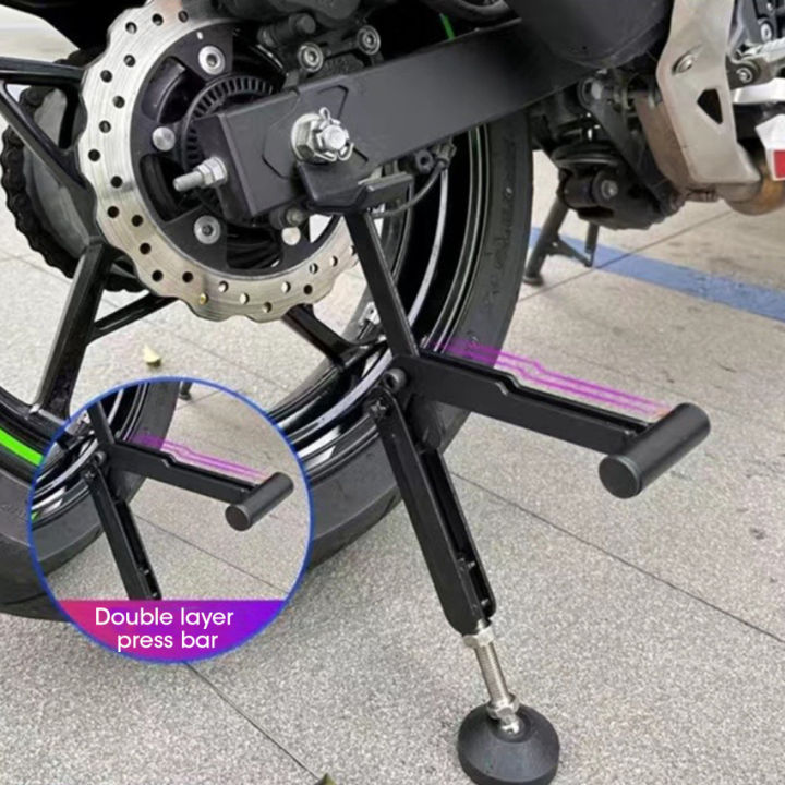 Motorcycle Folding Lifting Support Frame Foldable Heavy Lift Stand ...