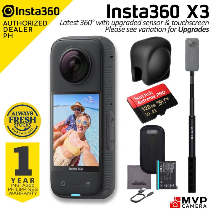 [ON HAND] NEW INSTA360 X3 Insta 360 360° Camera Bundles MVP CAMERA ...