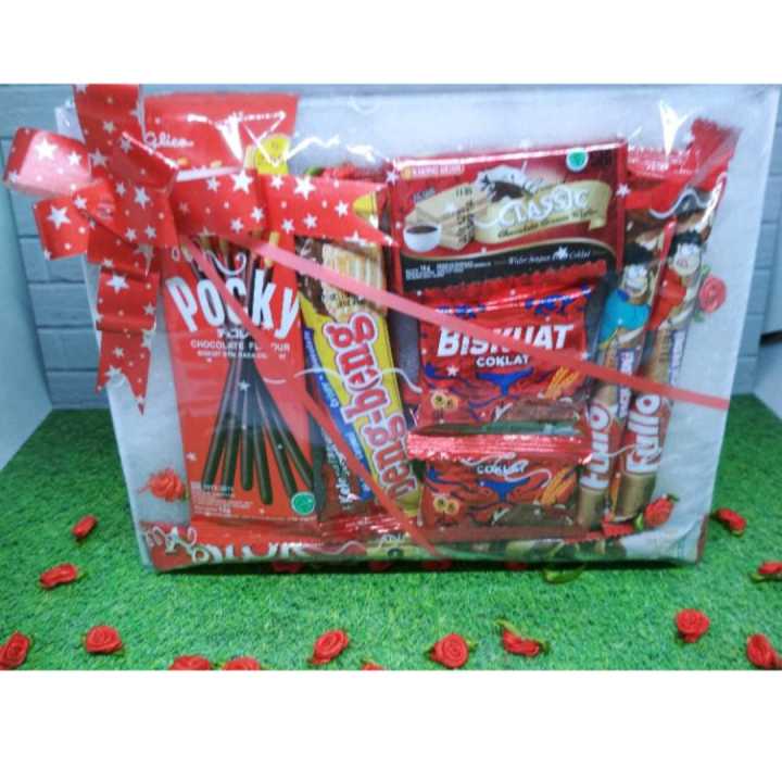 Snack Box Mini Gift Hamper Birthday Hadiah Kado Ultah Valentine Parcel ...