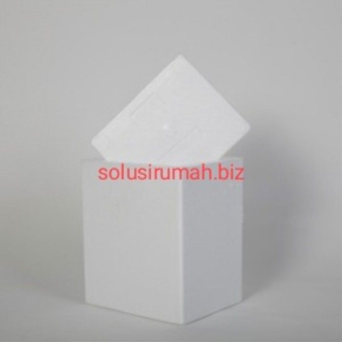 BOX GABUS STYROFOAM 25 X 20 X 31cm FOAM KOTAK wadah putih es ikan ice ...