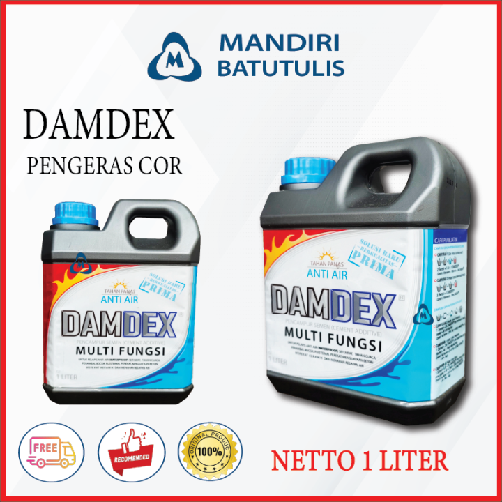 DAMDEX Multifungsi - Pengeras Cor Waterproofing - Pengeras Beton Anti ...