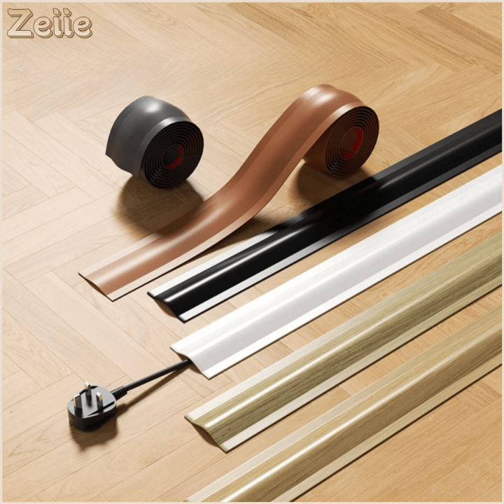 ZEIIE Soft Cord Cover Durable PVC Wire Cover High Quality Self-Adhesive ...