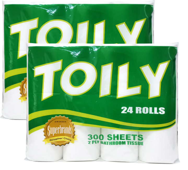 48 Rolls - 2 Pack Toily Bathroom Tissue 24 Rolls | Lazada PH
