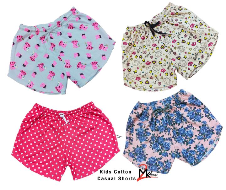 5pcs. SHORTS KIDS FOR GIRLS RANDOM DESIGNS/floral/polka/animal/cartoon ...