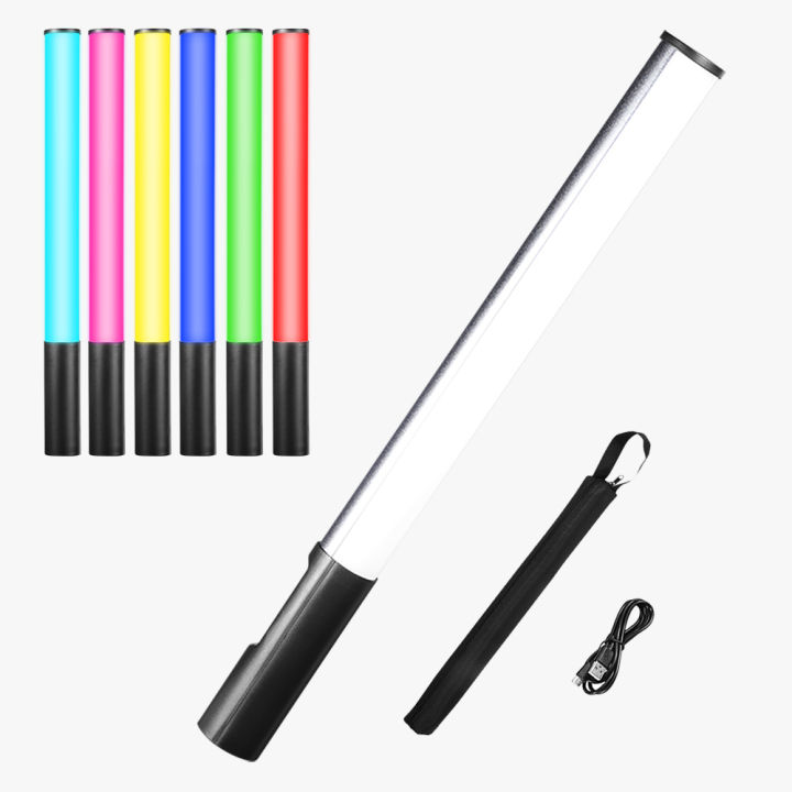 vieline-NiceFoto TC-209RGB RGB LED Light Tube Portable Fill Light Wand ...