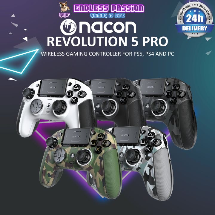 NACON Revolution 5 Pro Officially Licensed PlayStation Wireless Gaming ...