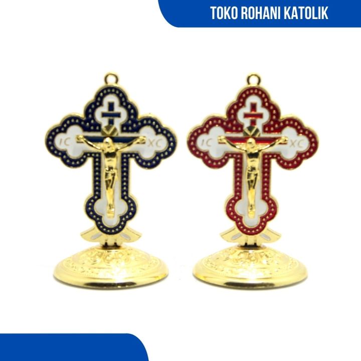 SALIB DUDUK KATOLIK IMUT 9 CM / SALIB MOBIL / SALIB MEJA / SALIB ...
