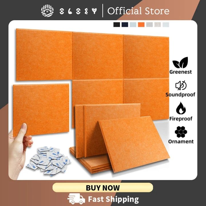 Soundproofing On The Wall 6 Pcs Acoust Insulation Absorcion Material ...