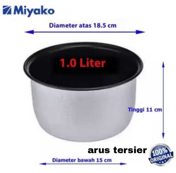 panci magicom teflon 1 liter - panci rice cooker 1 liter | Lazada Indonesia