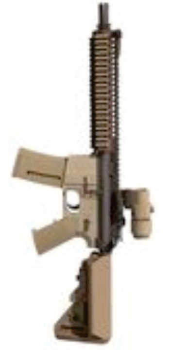 DIY Papercraft Template Pola Kertas Gun MK18 Assault Rifle 11 | Lazada ...