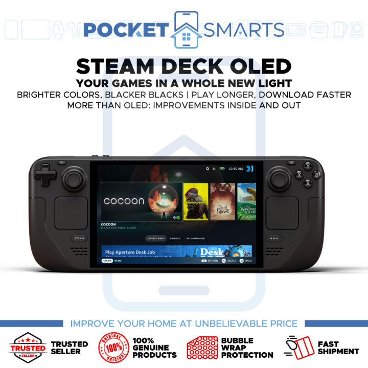 Valve Steam Deck OLED Handheld Gaming Console (512GB/1TB) 1 Year ...