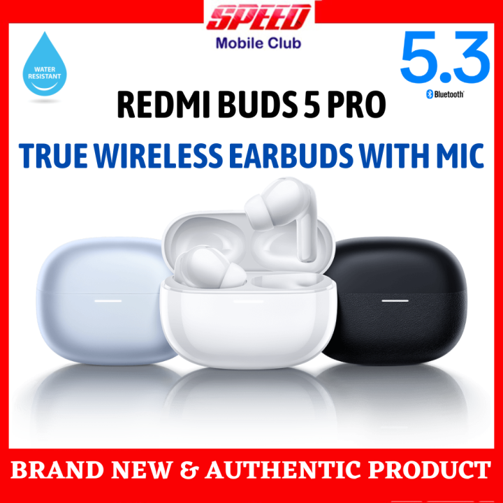 REDMI BUDS 5 PRO TRUE WIRELESS EARBUDS WITH MIC - BRAND NEW WITH ...
