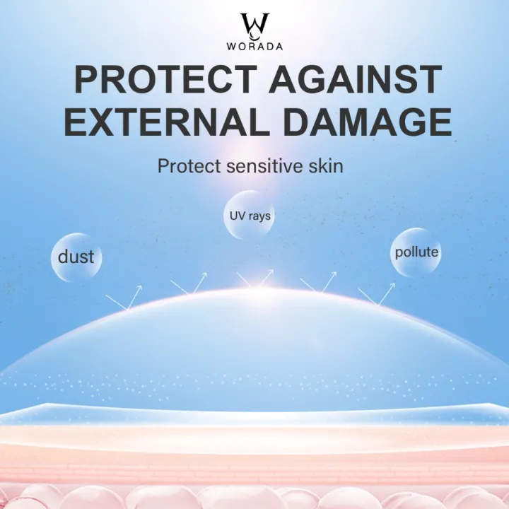[FDA APPROVED] WORADA SPF60 Face Sunscreen 50g Sunblock Whitening Cream ...