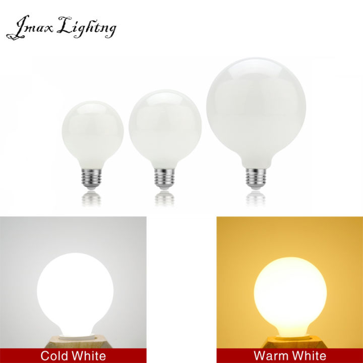 Jmax A60 G45 G80 G95 G125 Milky Glass Bulb E27 9W 12W 15W Edison LED ...