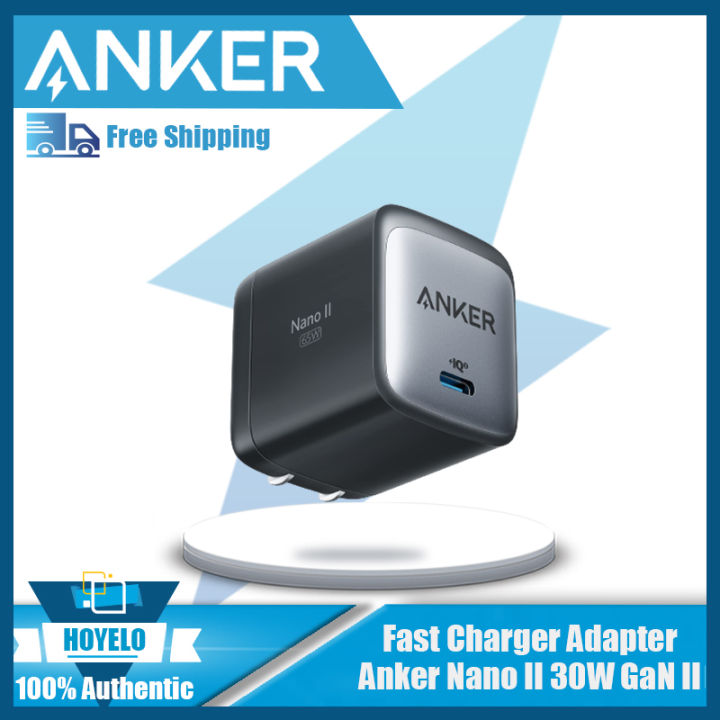 Anker Nano II 30W / 45W / 65W Fast Charger Adapter, GaN II Compact ...