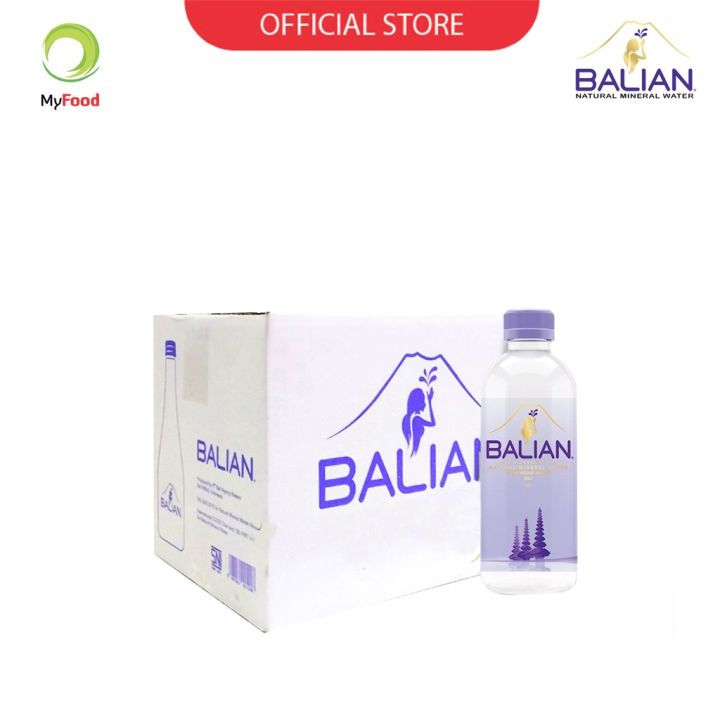 (Karton) Balian Natural Water 330ml Pet Air Mineral Kemasan Botol ...