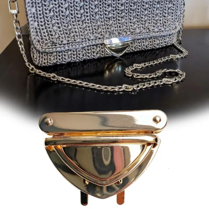 Heavy Duty Metal Lock Clasp For Purses Secure Press Closure Bag ...