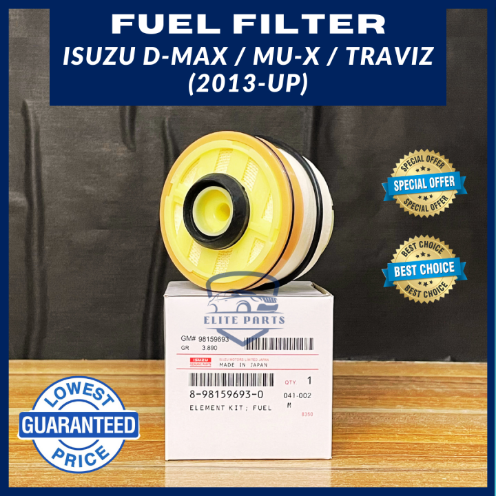 FUEL FILTER ISUZU DMAX / TRAVIZ / MUX (2013-UP) (UPPER) (8-98159693-0 ...