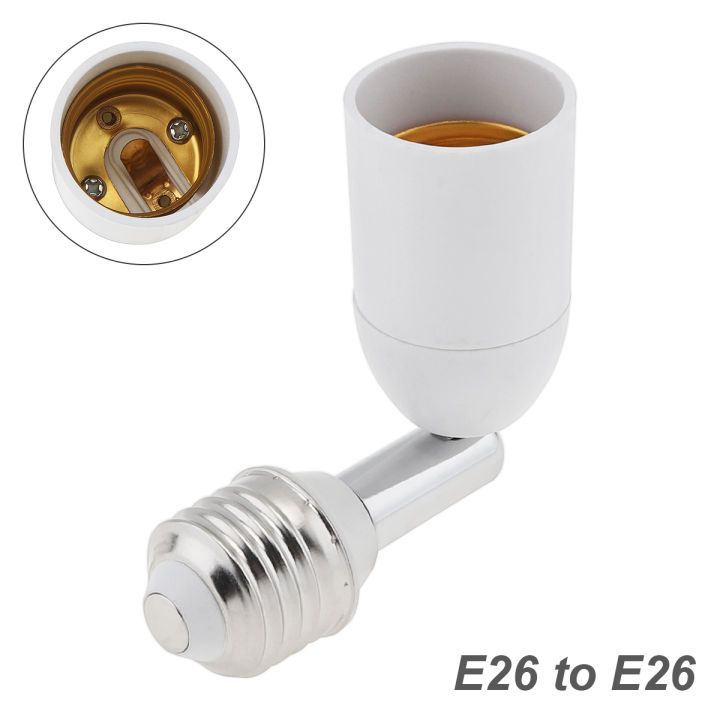 E26 Extension Socket Extender Adapter E26 to E26 Adjustable Extension Bendable Flexible Light ...