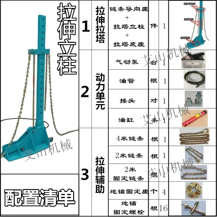 Fittings of Eight Diagrams Floating Surface Girder Calibrator for ...