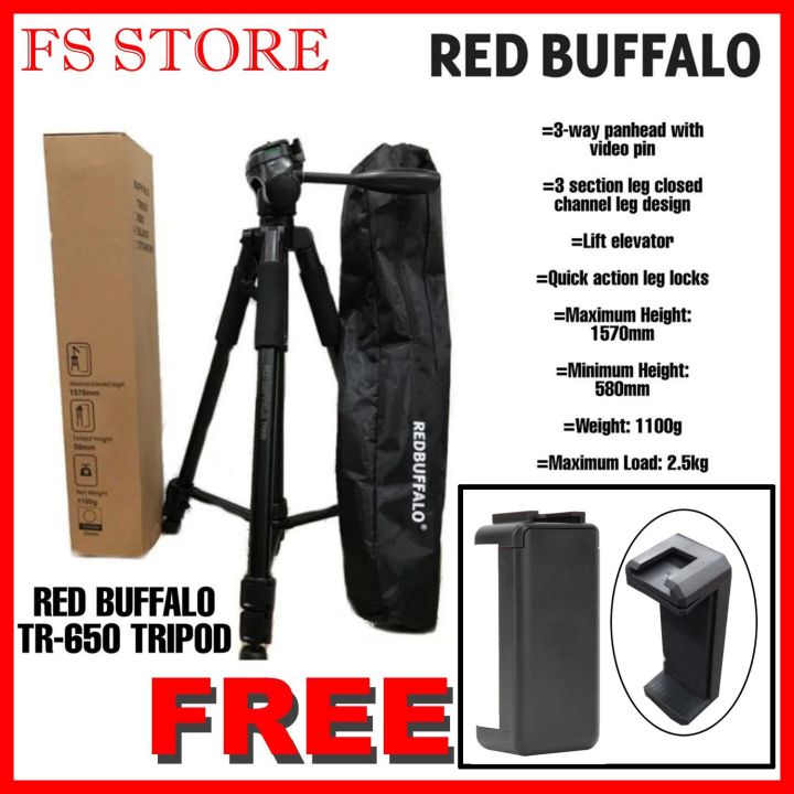 RED BUFFALO TR-788 TR788 TRIPOD FREE HANDPHONE HOLDER | Lazada