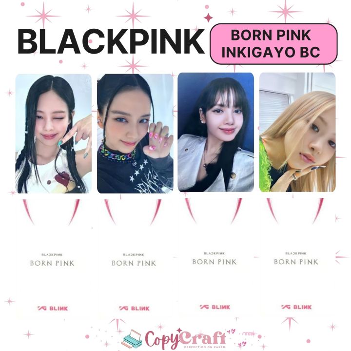 BLACKPINK - Born Pink [Vinyl, Toploader, Broadcast] Cards (Unofficial ...