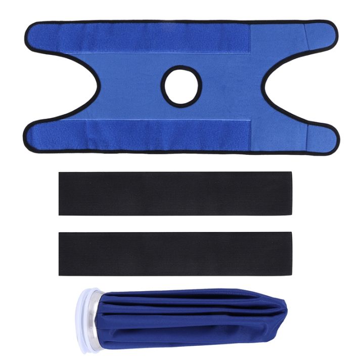 Ice Bags with Straps, Hot Cold Therapy Reusable Ice & Wrap for Head ...