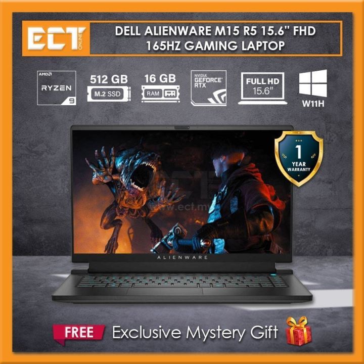 Dell Alienware M15 R5 15.6'' FHD 165Hz Gaming Laptop (Ryzen 9 5900HX 4 ...