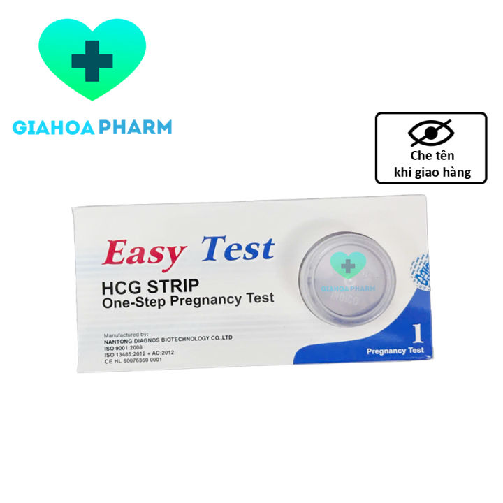 [CHÍNH HÃNG] Que thử thai nhanh Easy HCG Strip One Step Pregnancy Test ...