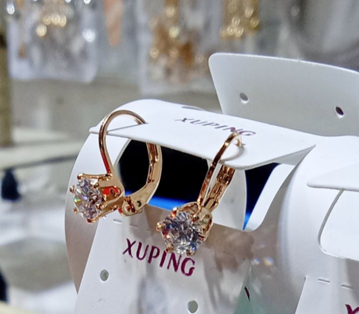 Anting XUPING Model Desi,Kuning kemerahan,Awet dan sangat nyaman ...