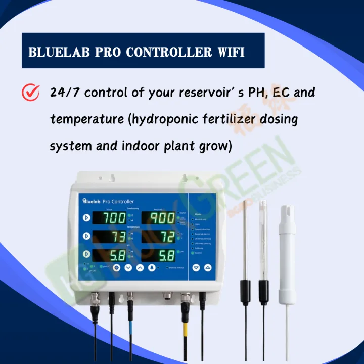 [ HG Expert ] BLUELAB PRO CONTROLLER WIFI - 24/7 CONTROL OF YOUR RESERVOIR'S PH, EC AND ...