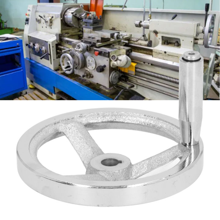 เครื่องกลึง Handwheel 12x125 มม. ล้อมือ 3 ก้านแบบถอดได้พร้อมที่จับหมุน ...